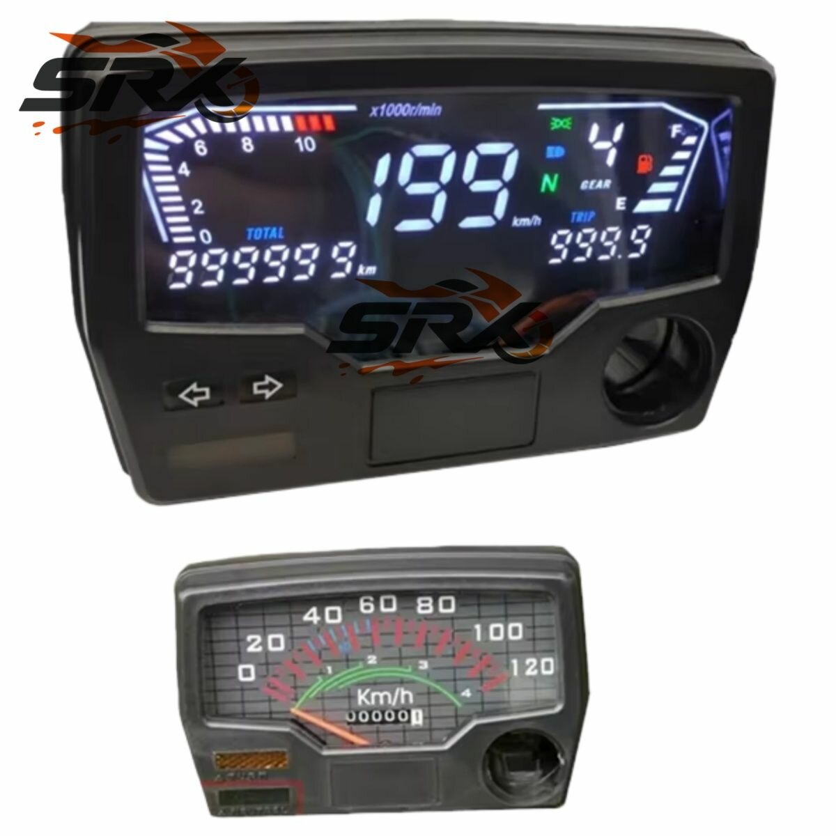 Цифровой тахометр Honda CG110-CG110N в сборе со спидометром, одометром и тахометром для мотоцикла