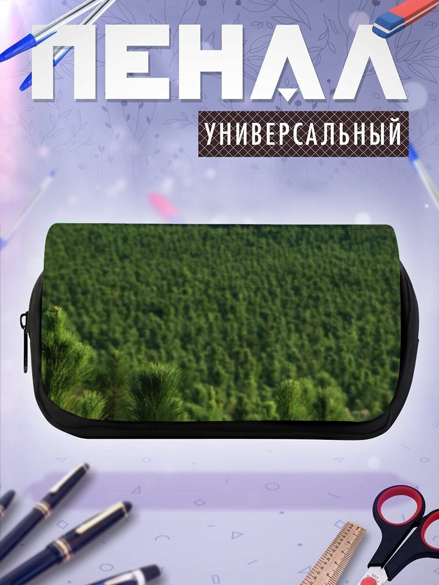 Школьный пенал лес дерево