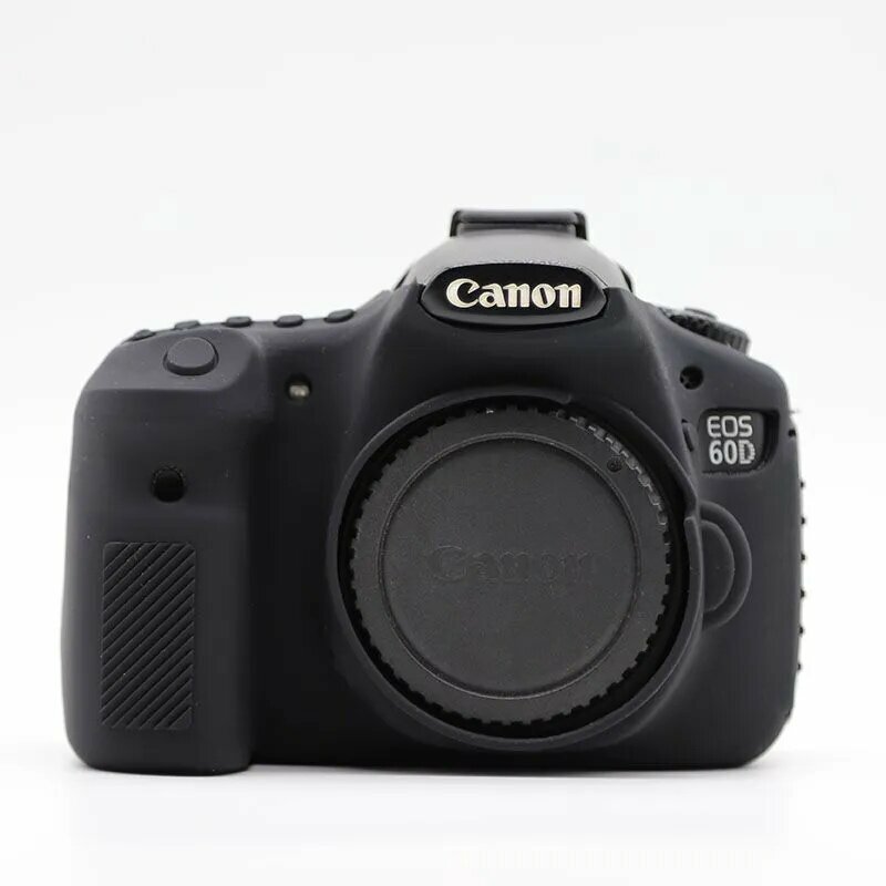 Защитный силиконовый чехол для фотоаппарата Canon EOS 60D ультра-тонкая полимерная из мягкого качественного силикона