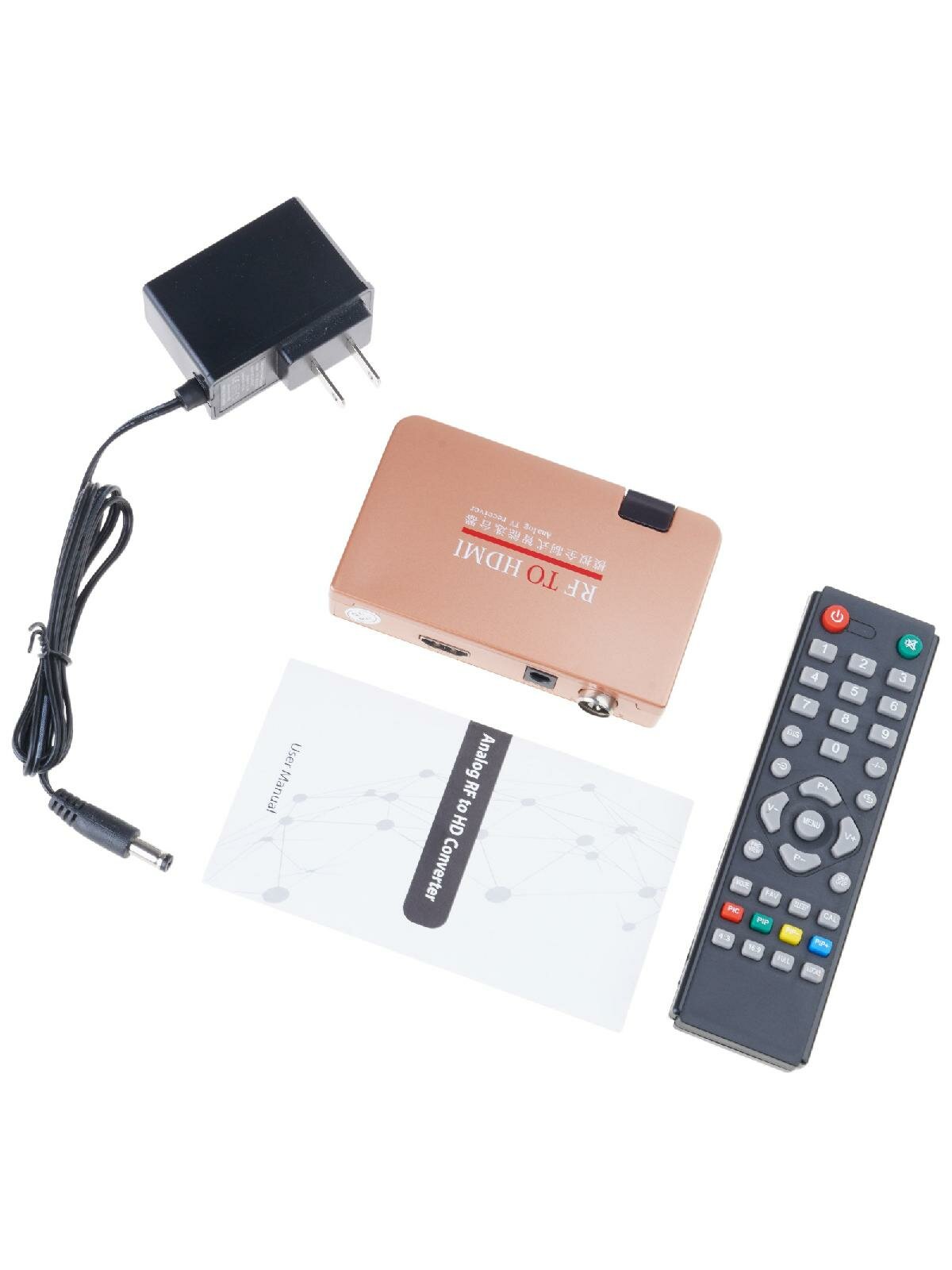 Радиочастотный преобразователь RF в HDMI аналоговый телевизионный смарт-селектор станций с дистанционным управлением американского стандарта