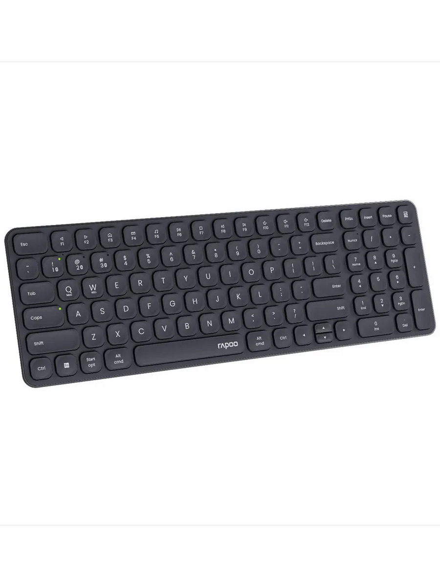 Беспроводная клавиатура RAPOO E9350L Черный Bluetooth/Радиоканал
