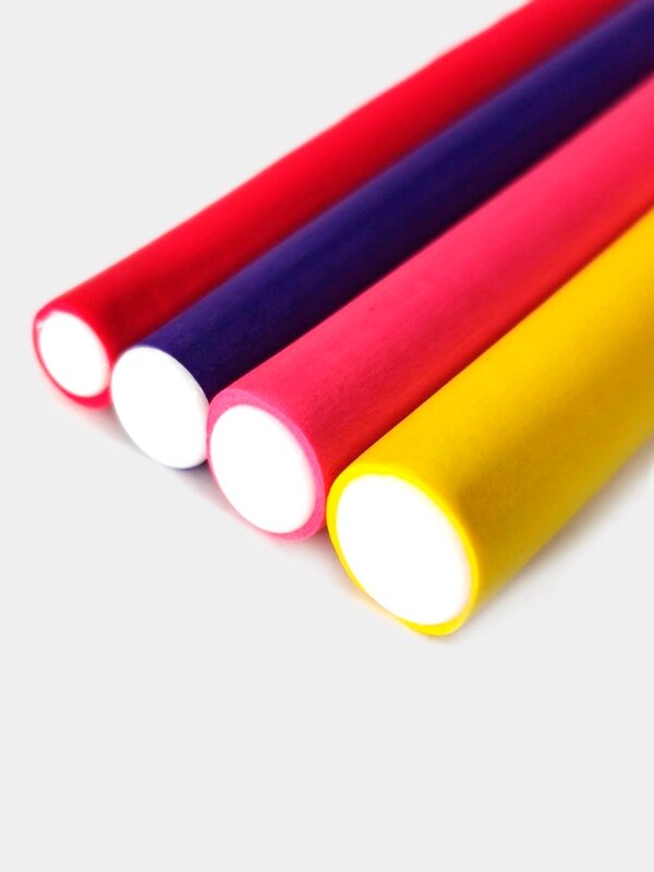 Бигуди бумеранги (бананы папильотки) упаковка 10 шт, диаметр 12, 14, 16, 18 мм