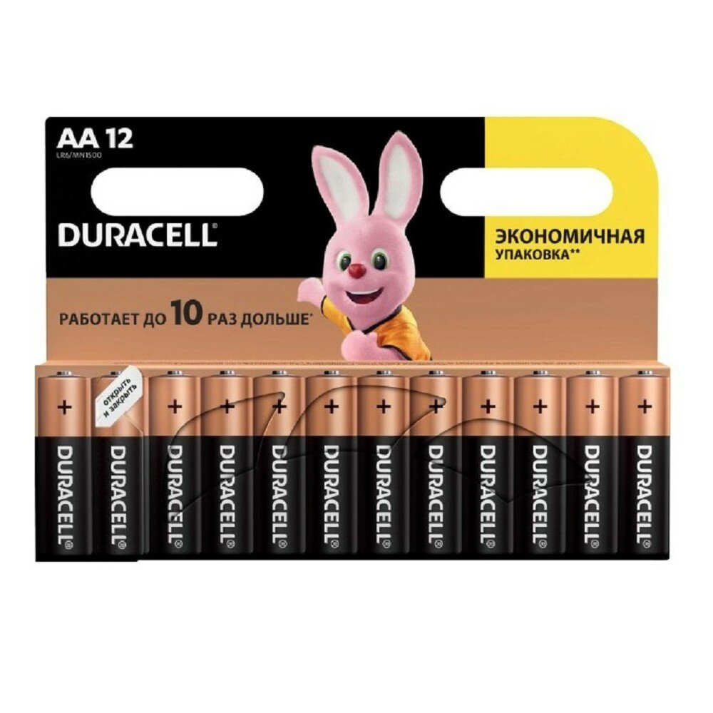 Батарейка Duracell LR6-12BL 1.5В 12 шт.