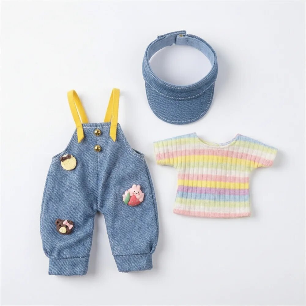Одежда для куклы 30 см, комбинезон с шапочкой, Style 5