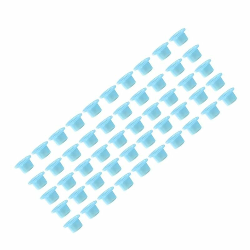 50 шт, силиконовое уплотнительное кольцо, резиновая прокладка-синий