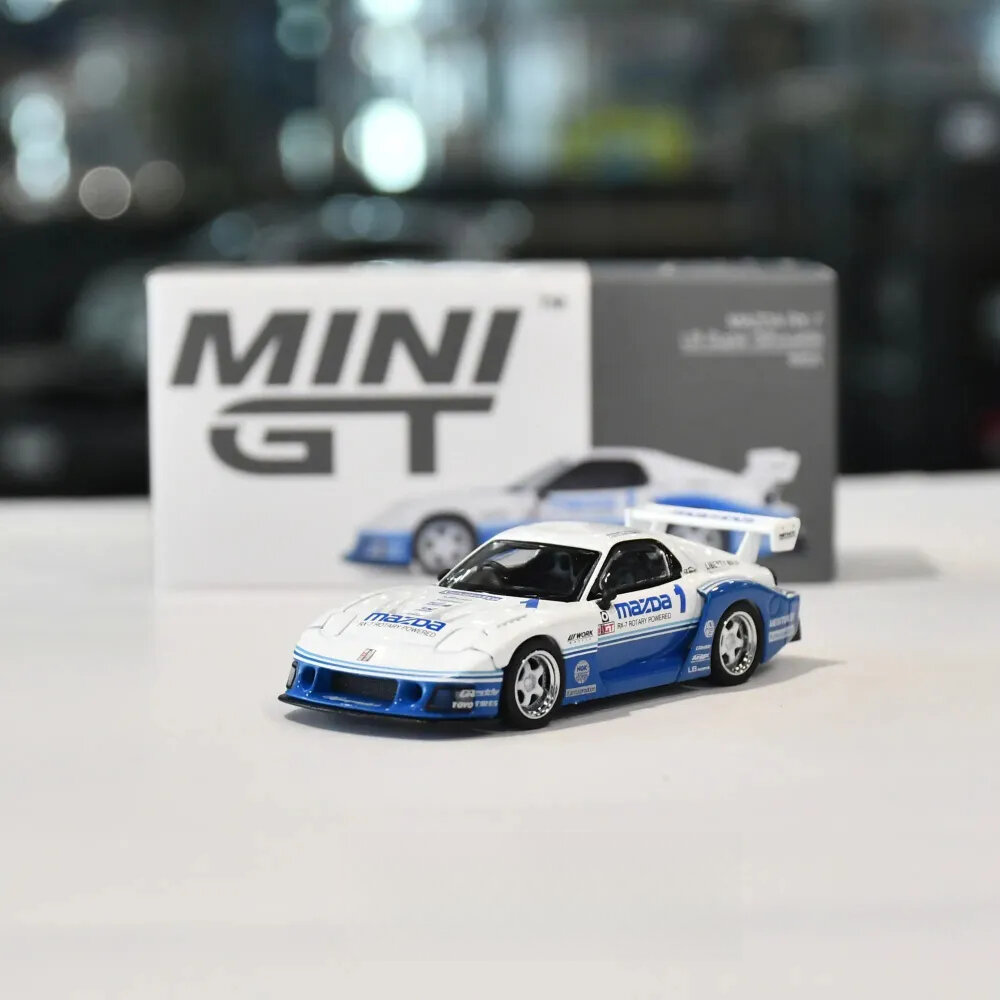 Мини GT 1:64#714 Nissan Silvia (S15) Top Secret D1GP Коллекционная машинка