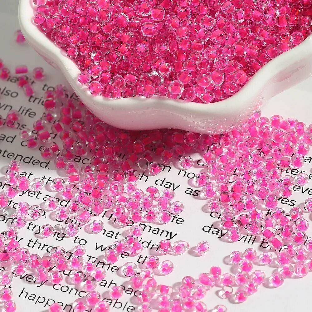 Австрийские хрустальные бусины 2 3 4 мм Розовый, 3mm Approx 500pcs, Neon Pink