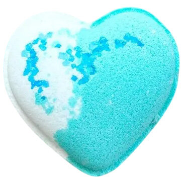 79432 Бомбочка для ванны MiPASSiON Заветные мечты, 135 гр. В форме сердца, с ароматом жасмина, нарцисса и амбры