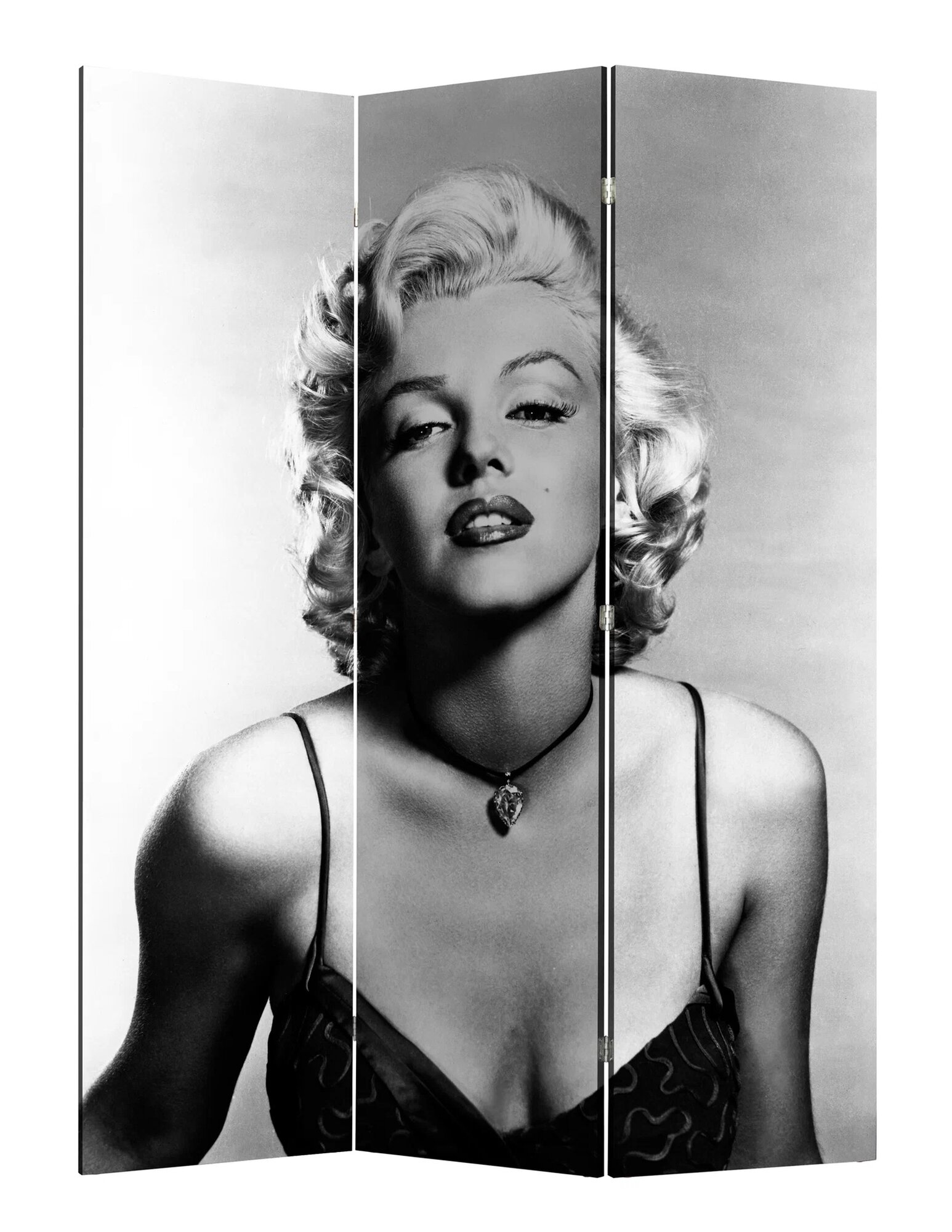 ПВХ ширма перегородка для зонирования Мерилин Монро 1 - 3, размер 177х141/47 см