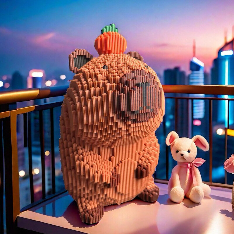 Совместимо с LEGO Маленькие кирпичики Подарок для мальчиков и девочек Дораемон 3D Пазл Строительные блоки