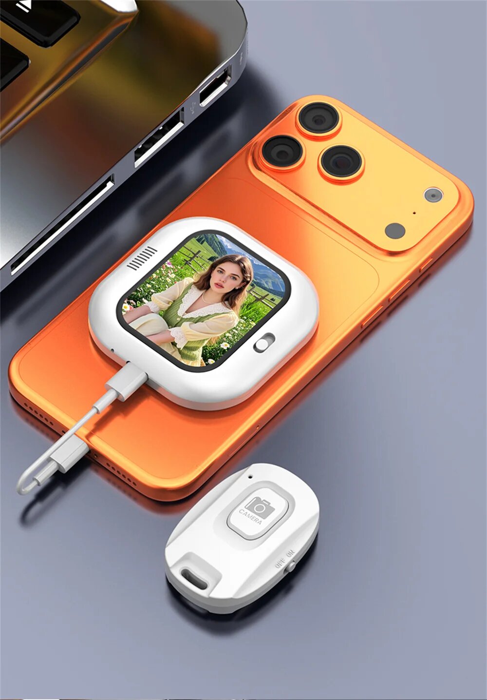 Магнитный Bluetooth-монитор Leaplight для iPhone 12-17 и Android with remote