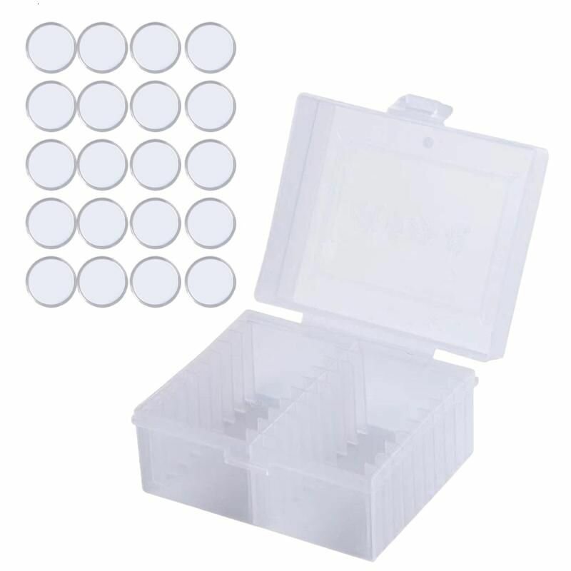 Круглые защитные футляры для монет