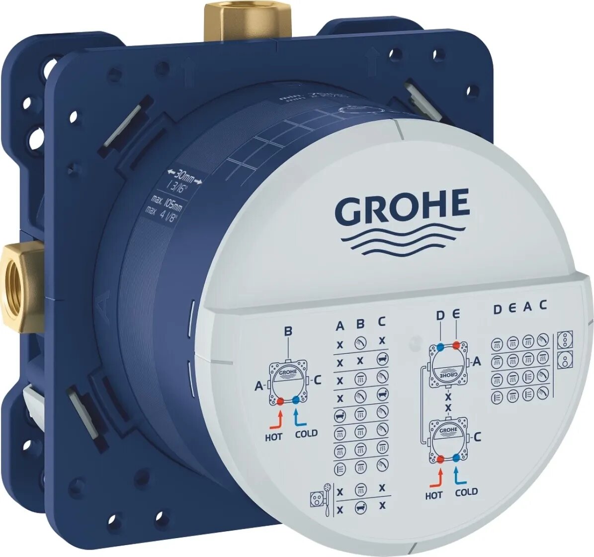 Скрытая часть смесителя Grohe Rapido SmartBox 35600000