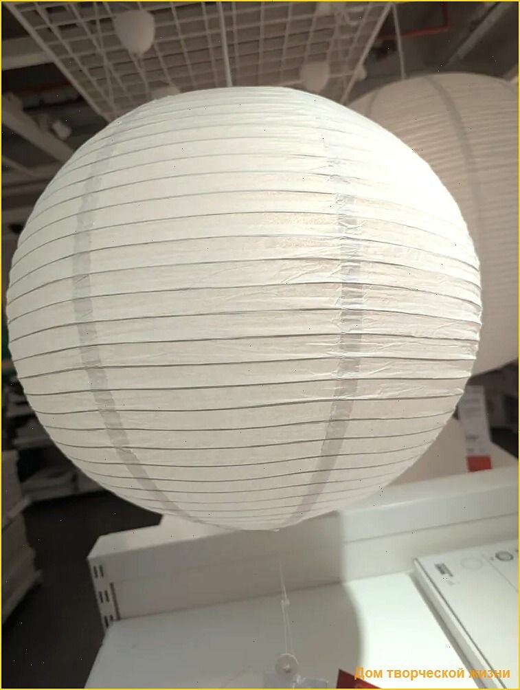 Бумажный абажур икеа GULLSUDARE , белый