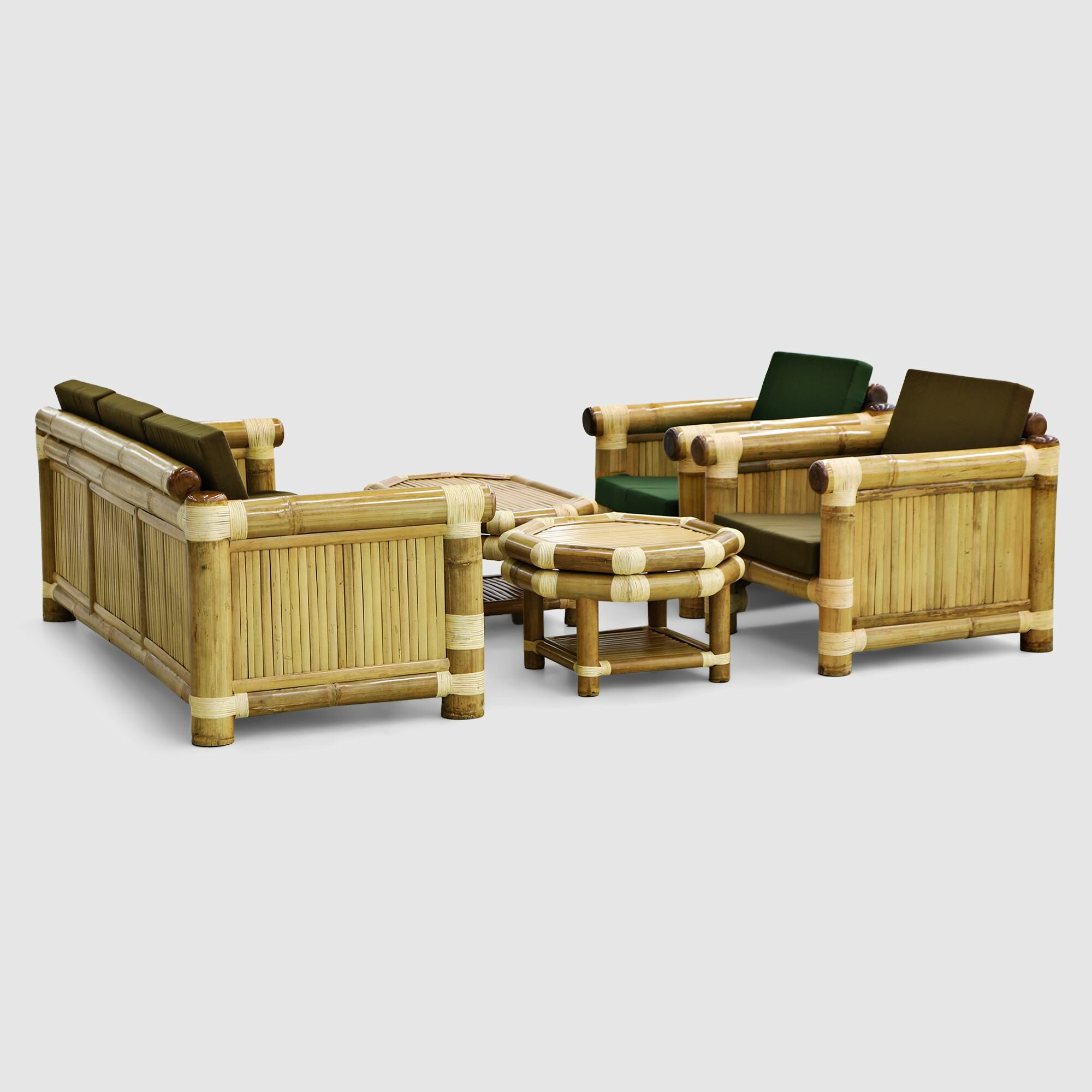 Садовая мебель для дачи комплект Rattan Bamboo President 5 предметов