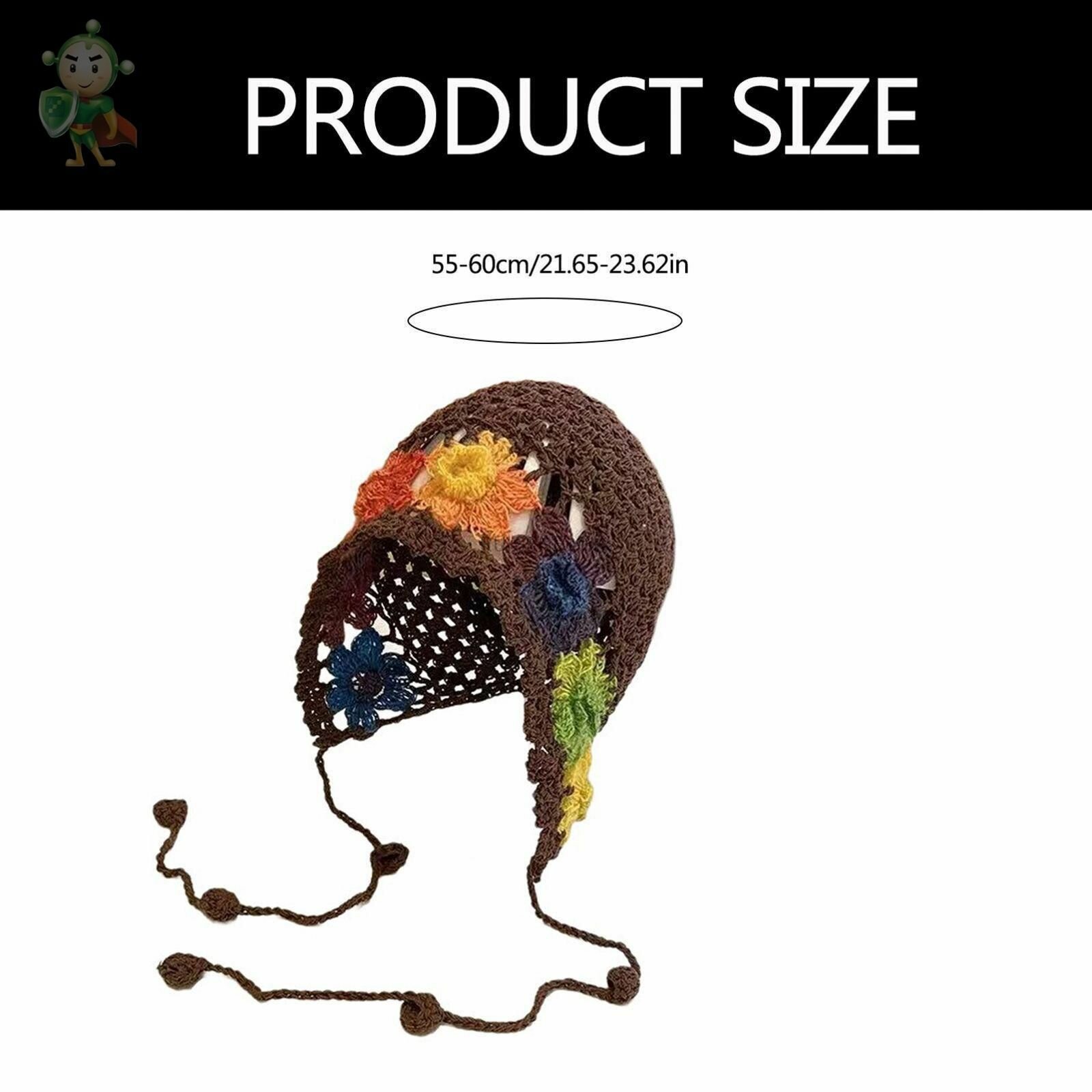 Ручная шляпа для вязания крючком со старым вязаным пустым цветочным рисунком