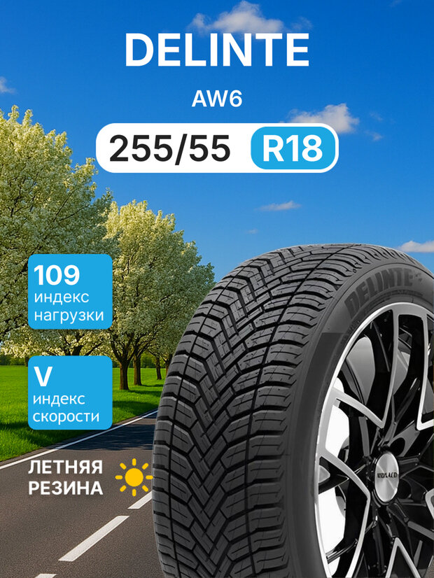 Летняя шина Delinte AW6 255/55 r18 109V