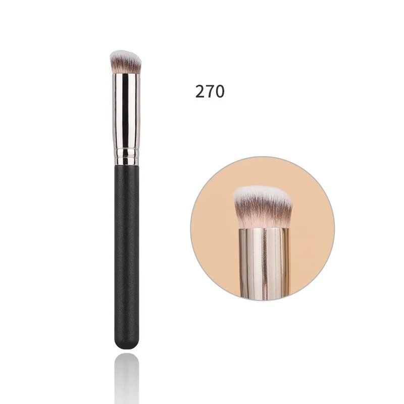 Кисть для тонального крема, кисть для контурных румян, безупречная кисть для макияжа под глазами, плотная кисть для лица для растушевки