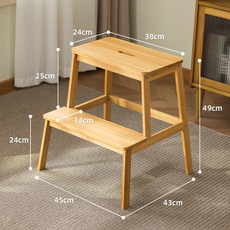 Домашний многофункциональный устойчивый ступенька, трехступенчатая складная лестница, кухонный стул двойного назначения, высокий стул, барный стул, стеллаж для хранения