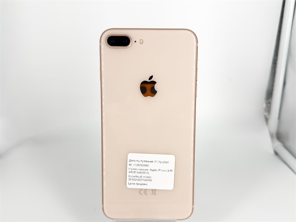 Смартфон Apple iPhone 8 Plus 64 ГБ MQ8N2RU/A, 1 SIM, Gold