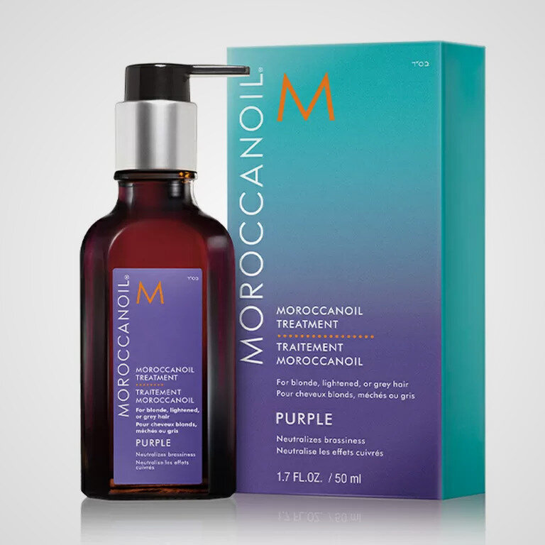 Масло восстанавливающее с фиолетовым пигментом 50 мл MOROCCANOIL TREATMENT PURPLE Масло 50 мл