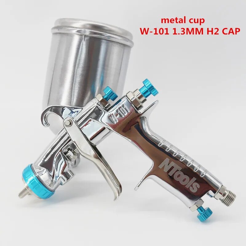 Пневматический краскопульт NTOOLS W-101 132G metal cup