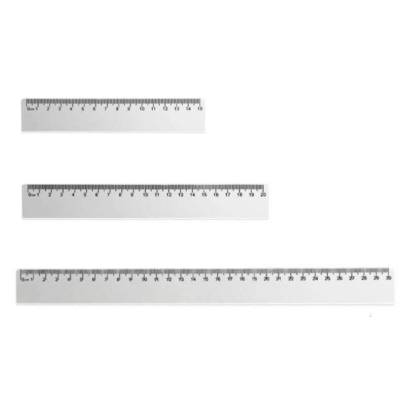 3 шт. пластиковые линейки, - Линейка волн 15 20 30