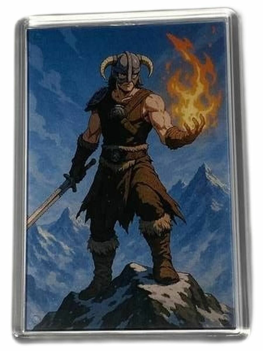 Магнит на холодильник "Skyrim" "Скайрим" №217