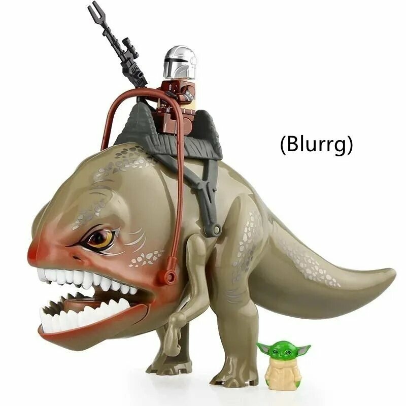 Строительные блоки Звездных войн - Rancor Bantha Dewback Blurrg Mini Jabba Clone Trooper Figures