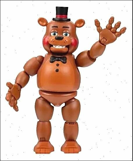 100% оригинал/Эксклюзивная Шарнирная Фигурка Five Nights at Freddy's Игрушечный Фредди Пять ночей у Фредди 13 см