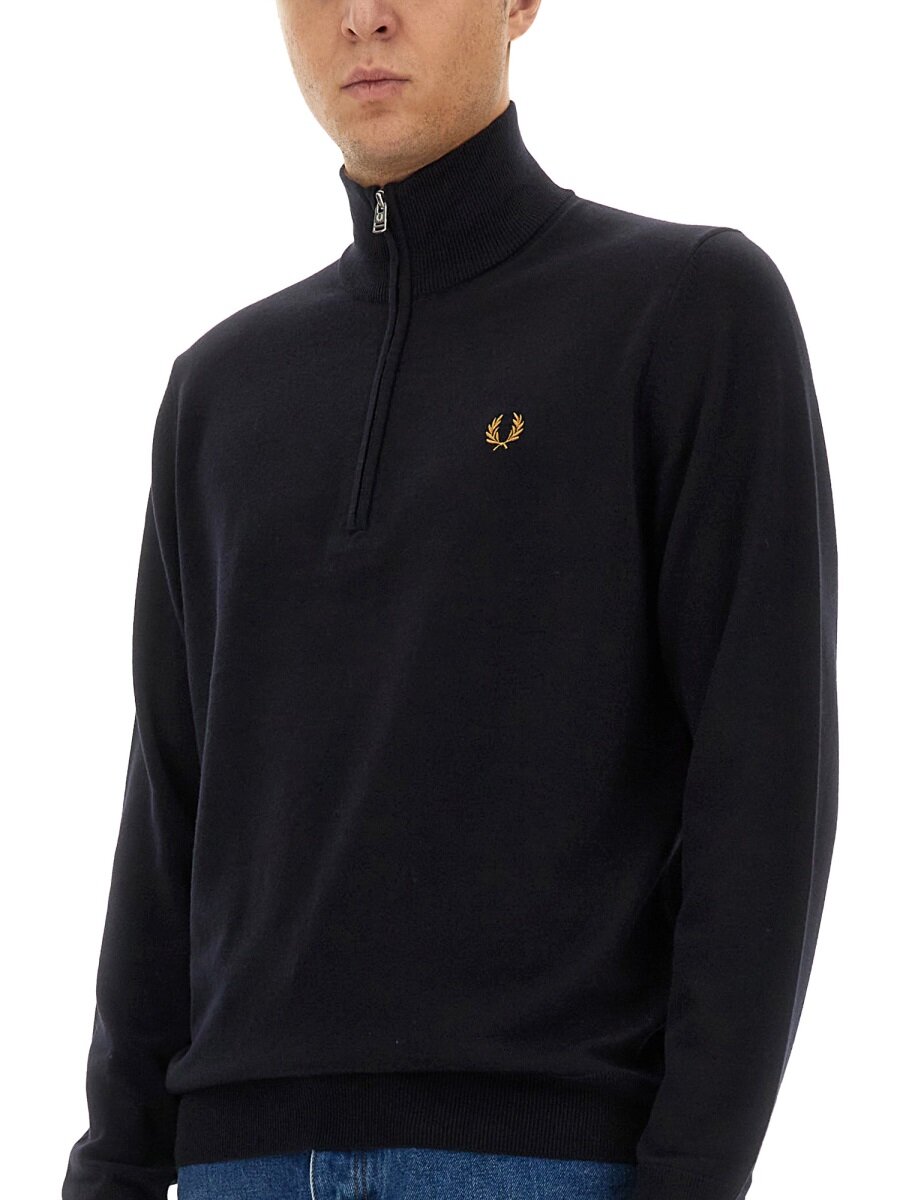 Джемпер FRED PERRY, размер XL, синий — фото 1