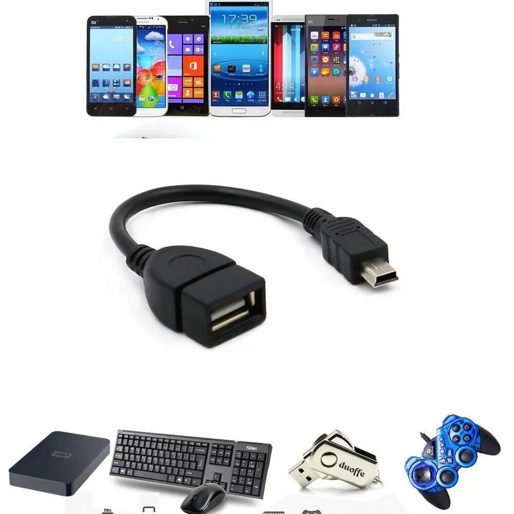 USB OTG кабель адаптера хоста для видеокамеры SonyHandycam VMC-UAM1 VMCUAM1