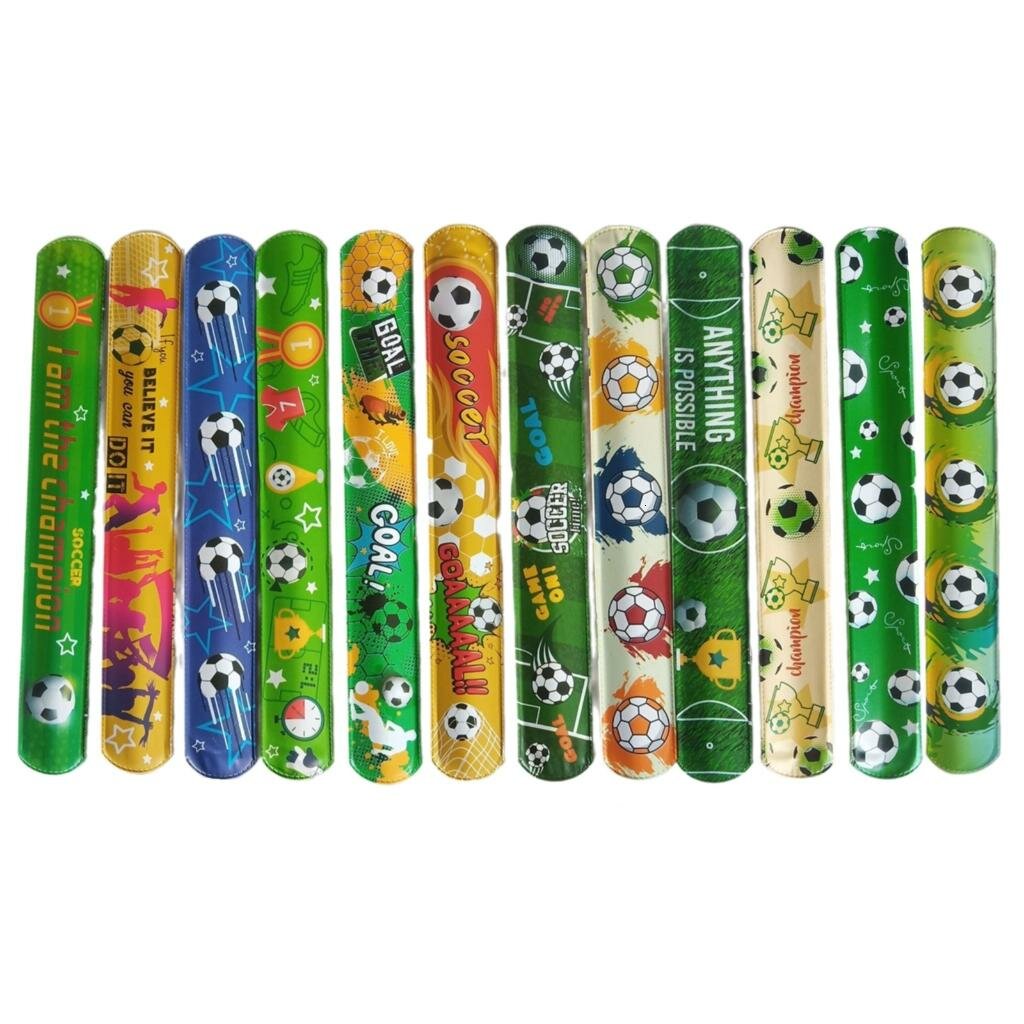 Футбольные браслеты-хлопушки (12 шт.), 2023 новый футбольный матч 12