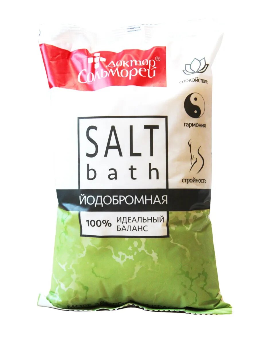 Соль для ванн Доктор Сольморей Йодобромная 900г