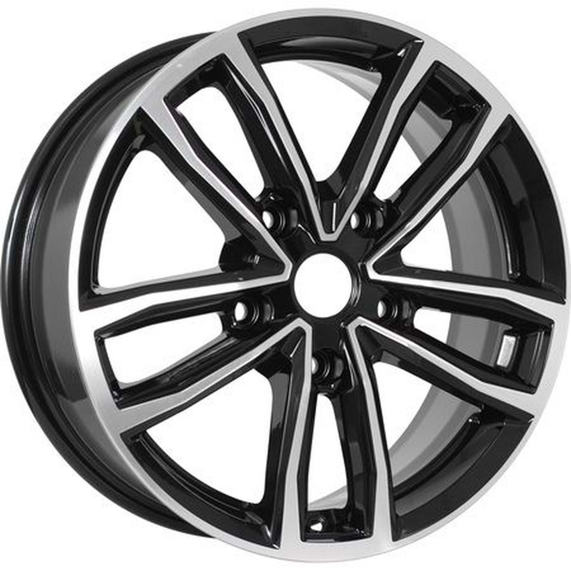 Колесный литой диск КиК Каланг R17x6.5 5x139.7 ET40 CB98.1 Almaz_black