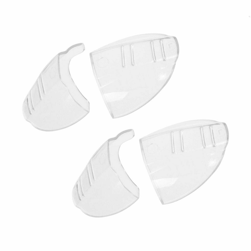 Усиленные боковые защитные крышки для очков, Прозрачный - Маленькие 4 отверстия