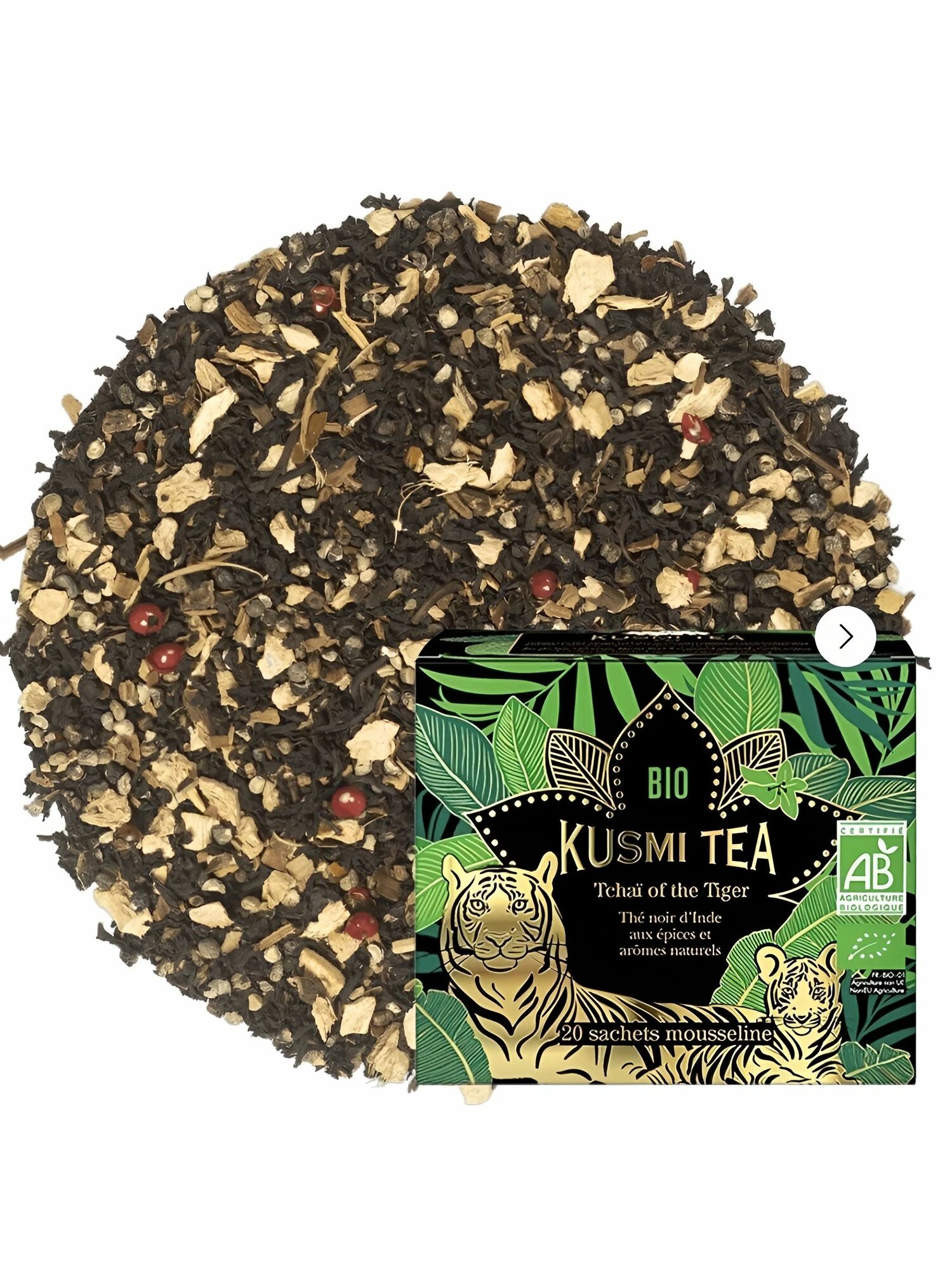 Индийский чёрный чай cо специями TCHAI OF THE TIGER