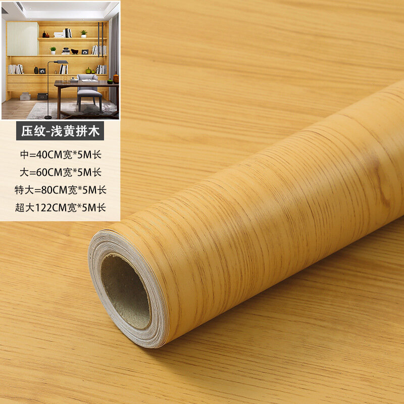 Клей для реставрации старой мебели, утолщенные водонепроницаемые самоклеящиеся обои, наклейка на столешницу или шкаф с имитацией древесной текстуры.