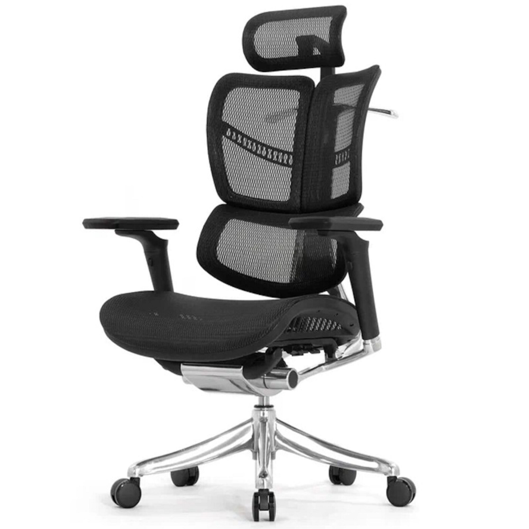 Кресло FALTO FLY 2 (5D подголовник, подлокотники 6D(360), сетка, черный)