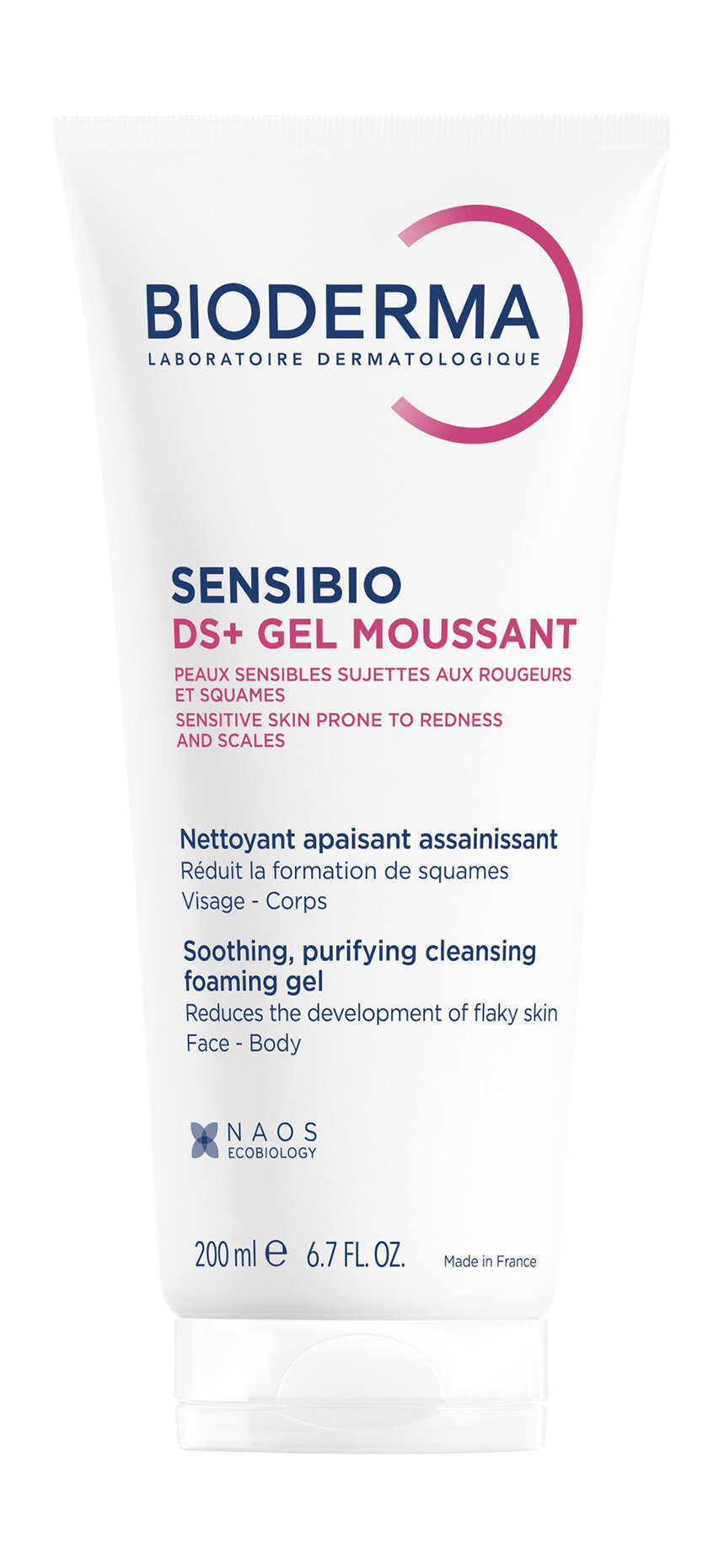BIODERMA Sensibio DS+ Гель для тела очищающий, 200 мл