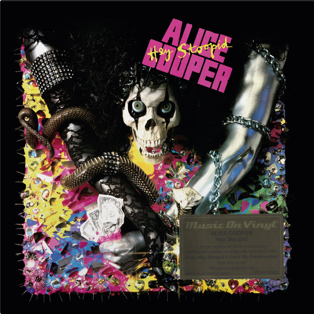 Виниловая пластинка Alice Cooper - "Hey Stoopid [Magenta Vinyl]" (Music On Vinyl)
