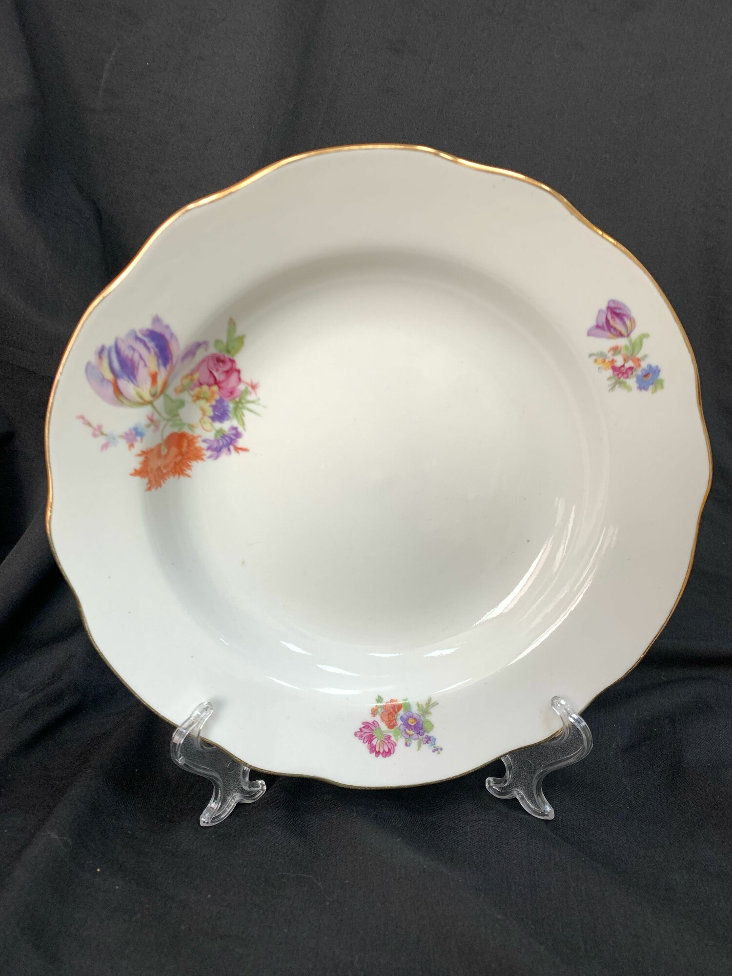 Суповая тарелка Ирис Дулево 1968 г.