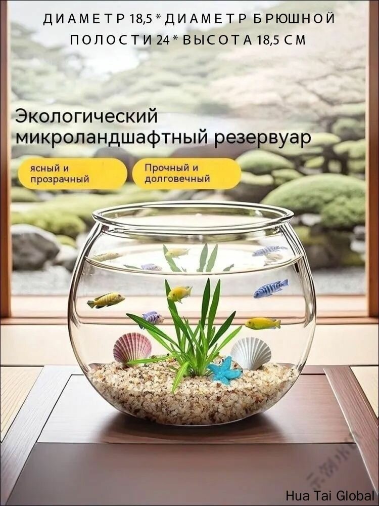 Круглый аквариум, сломать нельзя