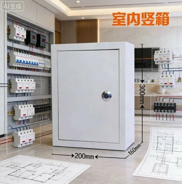 Корпус с монтажной панелью ЩМП 300x200x160