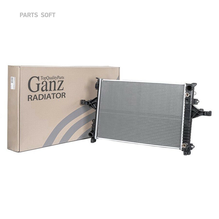 Радиатор основной VOLVO S60 I/S80 I/V70 I/II/XC70 all АКПП GANZ GIJ21251 от официального дистрибьютора, GANZ, артикул GIJ21251