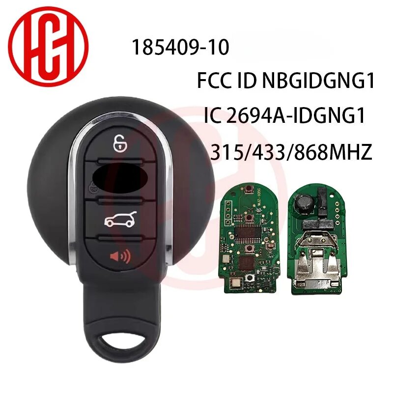 Оригинальный автомобильный ключ NBGIDGNG1M 434 МГц бесконтактный автомобильный дистанционный ключ для BMW Mini Cooper Countryman Clubman F54 F55 F56 F57 F60 2014-2018