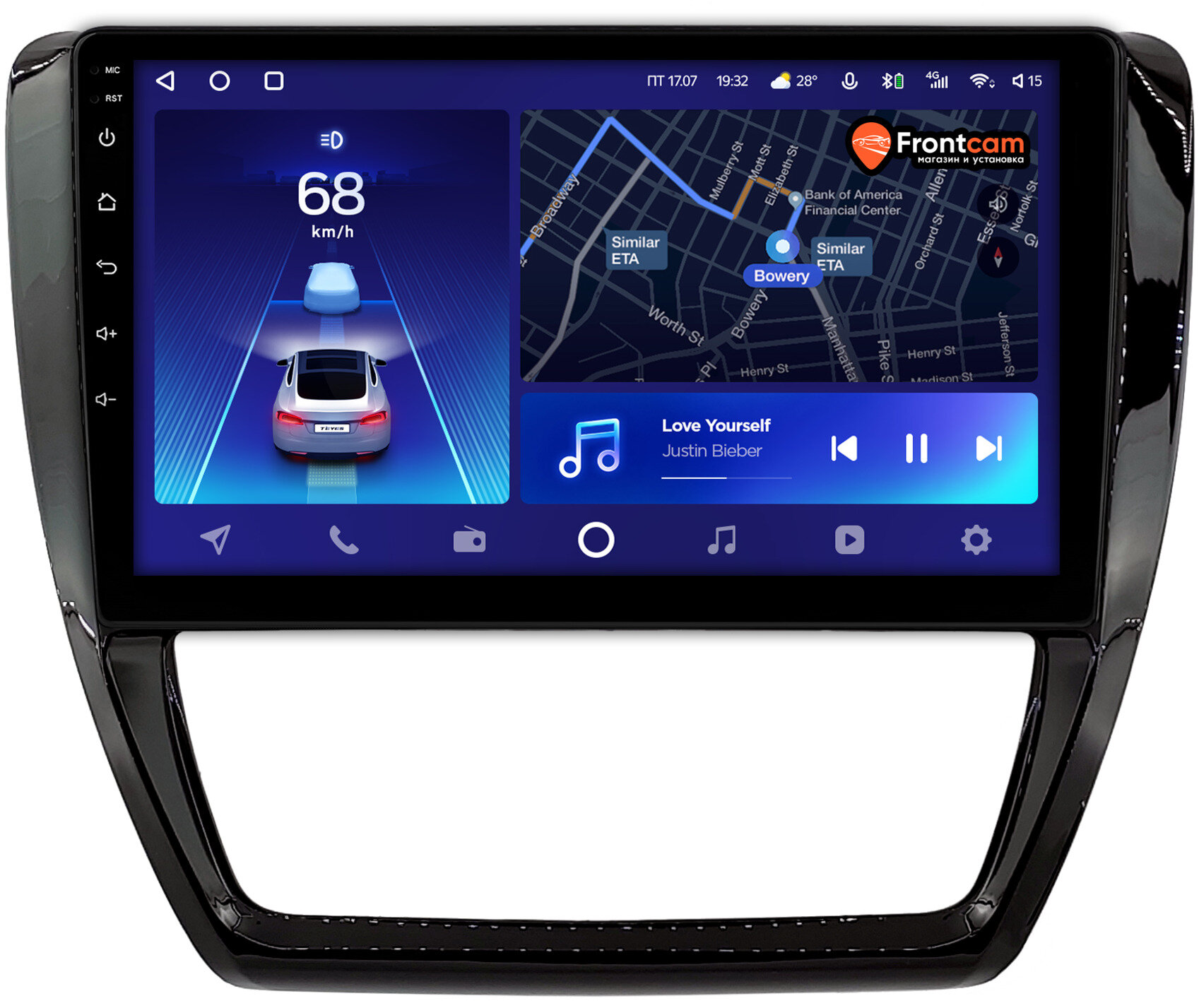 Штатная магнитола Teyes CC2 PLUS 4/32 10" RM-10-043 Volkswagen Jetta 6 2010-2018 (глянец) Android 10 (4G-SIM, DSP, QLed)