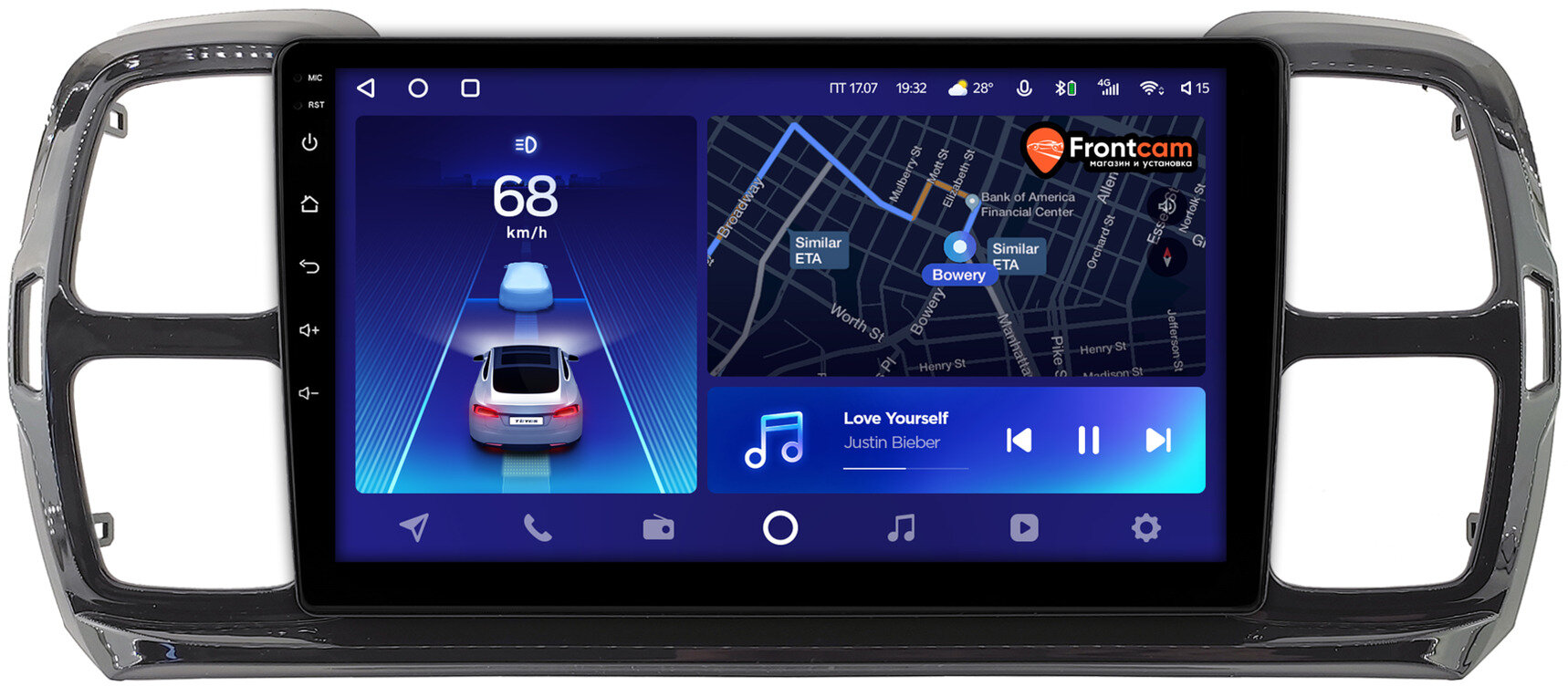 Штатная магнитола Citroen C5 AirCross 2018-2024 Teyes CC2 PLUS 6/128 9" RM-9-1134 Android 10 (4G-SIM, DSP, QLed)