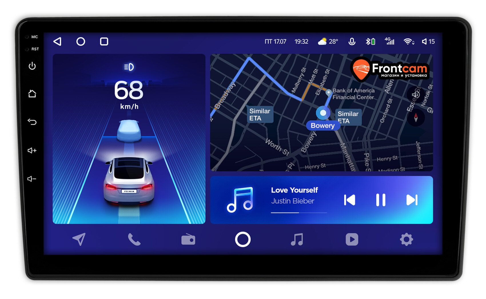 Штатная магнитола Teyes CC2 PLUS 6/128 10" RM-10-1108 Audi A4 (B8), A5 (8T) 2007-2016 Android 10 (4G-SIM, DSP, QLed)
