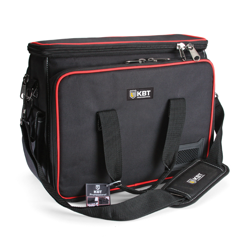 Сумка монтажника КВТ С-04, водонепроницаемая, усиленная, до 20кг, 10,5л, черно-оранжевая